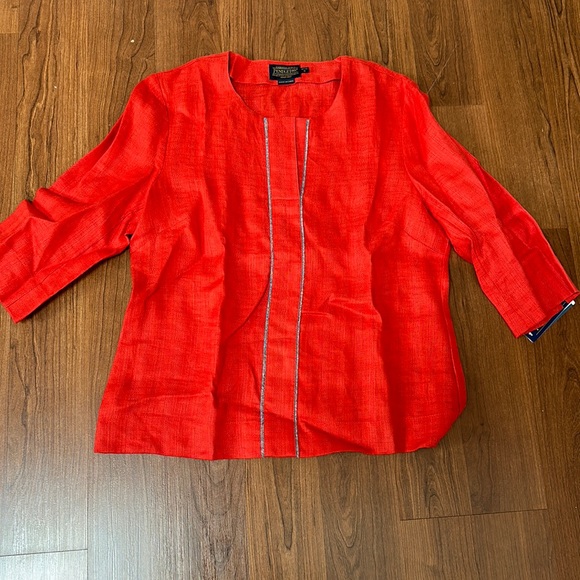 Pendleton | Tops | Linen Blouse | Poshmark